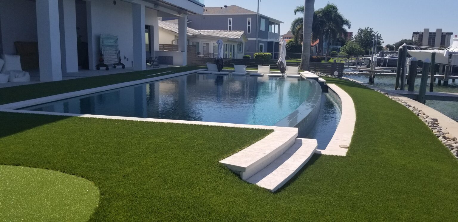 Transform Your Pool Deck with Artificial Grass: Top Benefits
